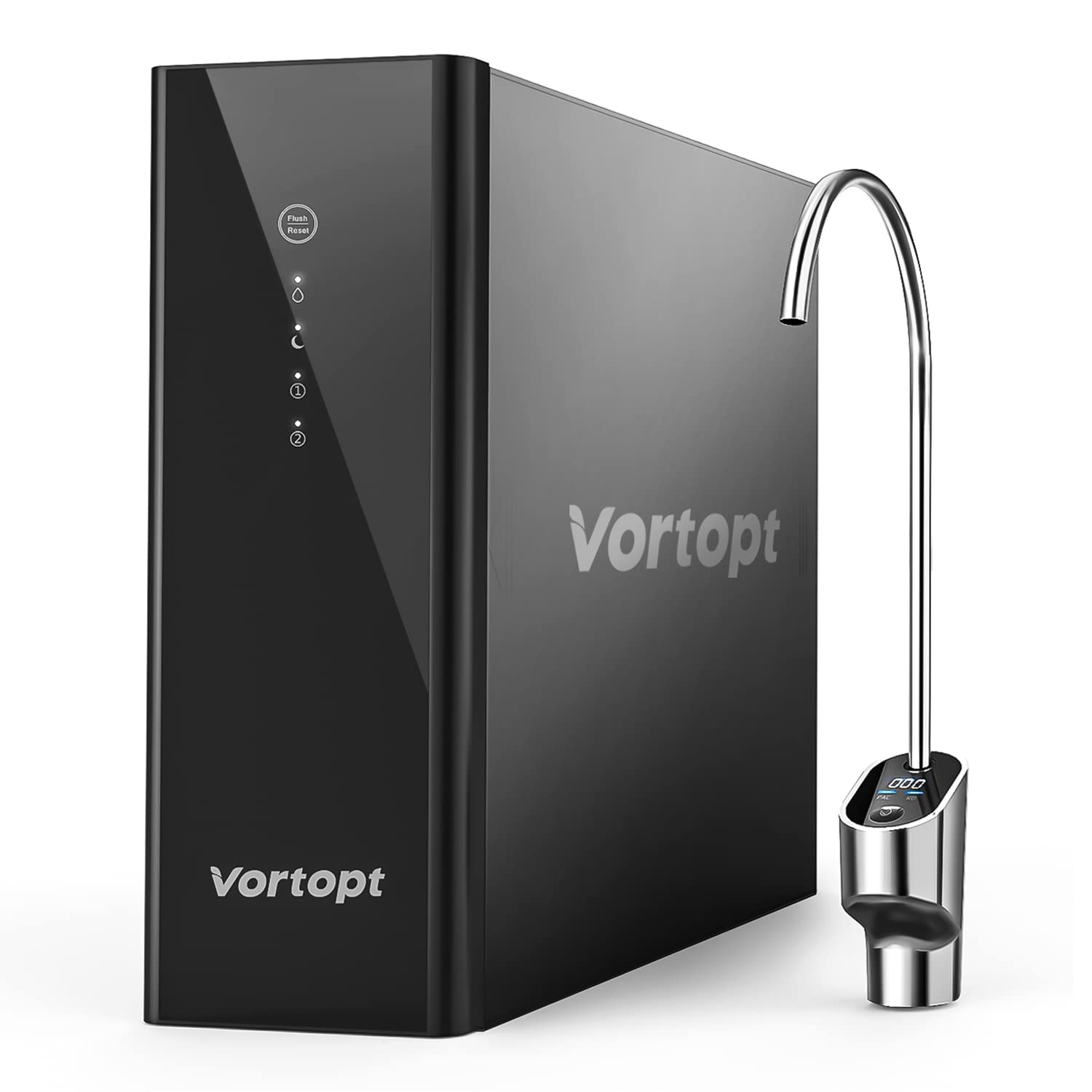 DR2-Black-1000GPD Under Sink Water Purifier 3:1 Pure to Drain, Tankless ...